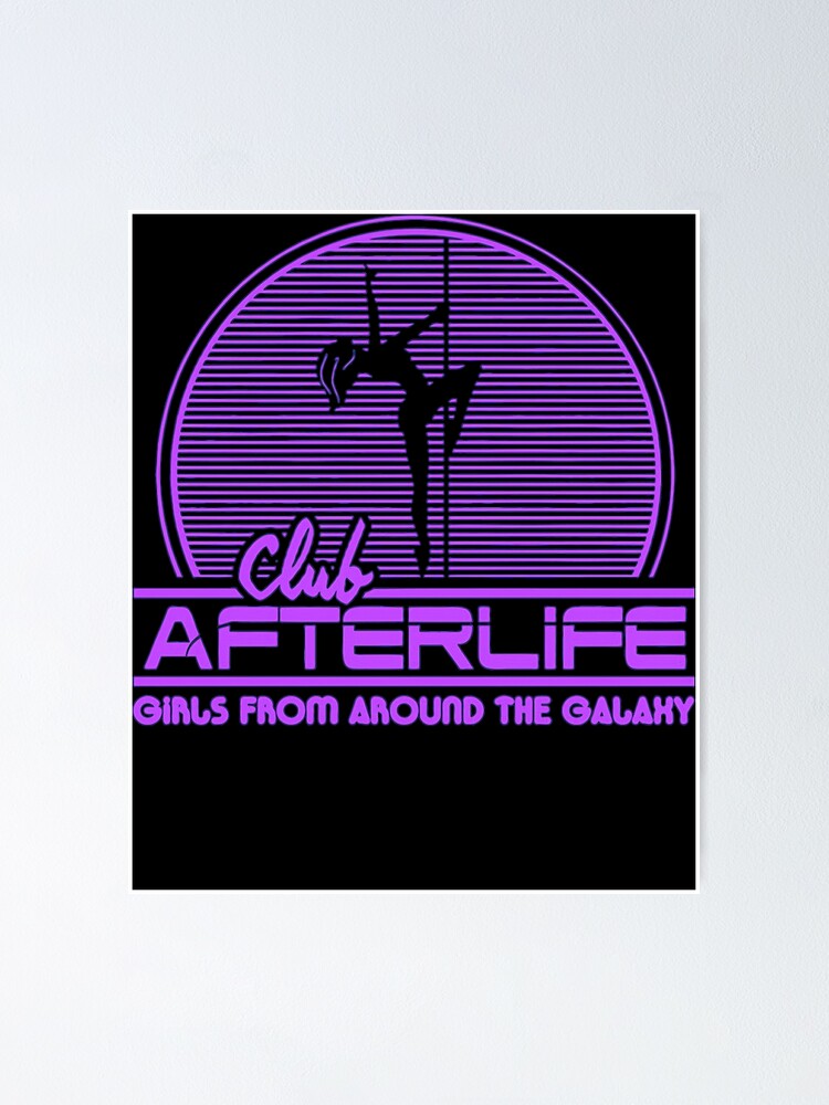 "Mass Effect Afterlife Club Mass Effect" Poster for Sale by Sherertins ...