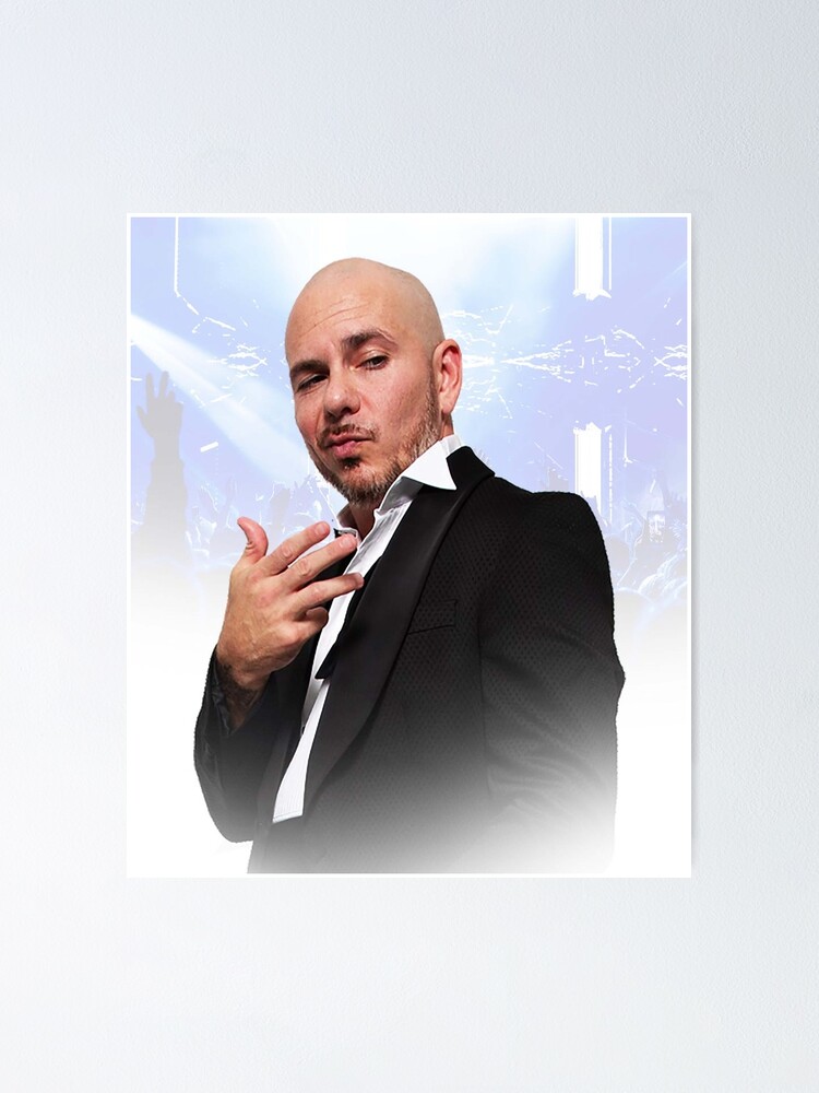 "Pitbull Rapper" Poster for Sale by danTerrence | Redbubble