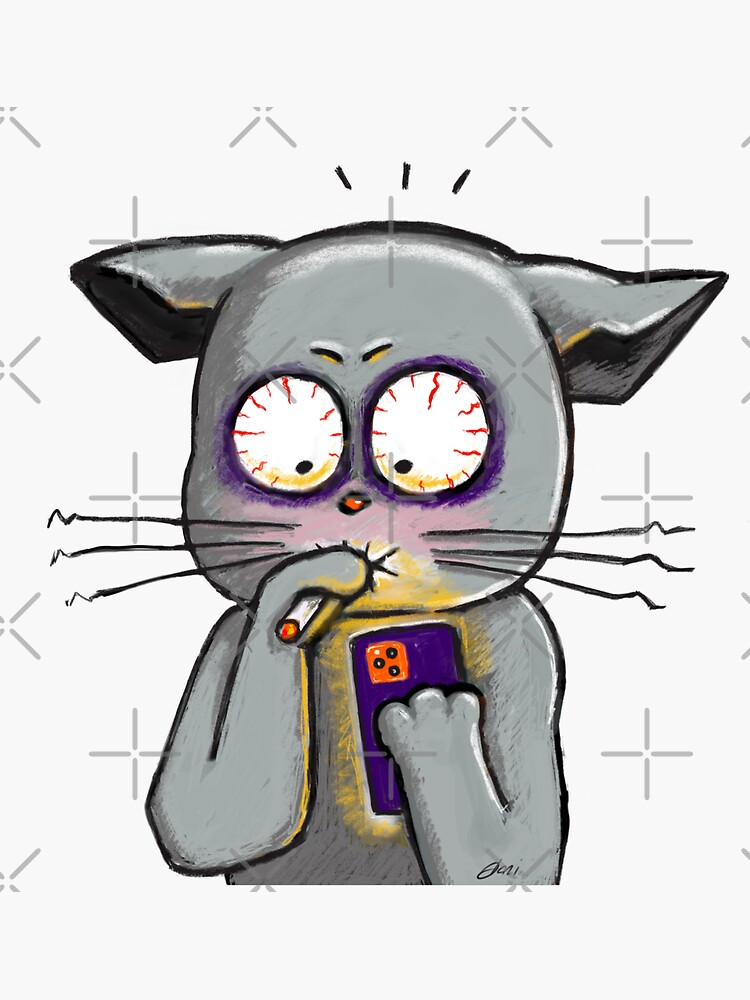 "Mattew cat" Sticker for Sale by daridesign | Redbubble
