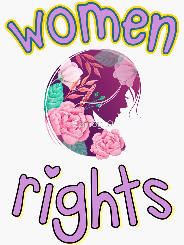 "womens rights" Sticker for Sale by Samoy10 | Redbubble