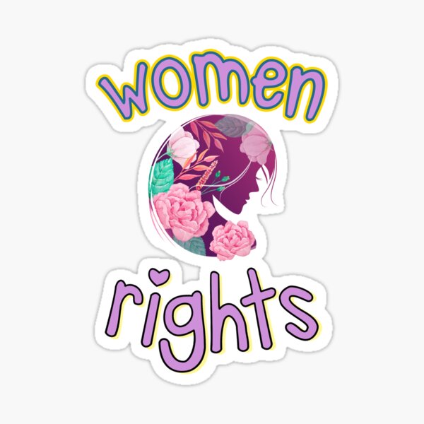 "womens rights" Sticker for Sale by Samoy10 | Redbubble