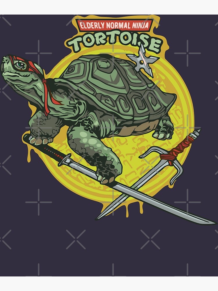 "Film Ninja Comic Elderly Normal Ninja" Poster for Sale by NinaReichert ...