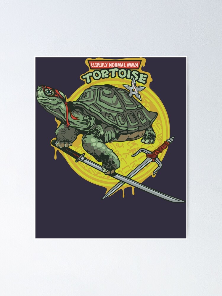 "Film Ninja Comic Elderly Normal Ninja" Poster for Sale by NinaReichert ...