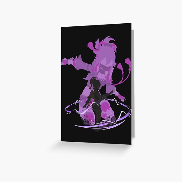 "Kuki Shinobu Genshin Impact" Greeting Card by amrisapiens | Redbubble
