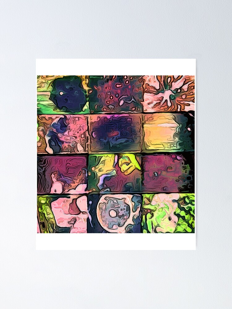 "MICROBIAL EXPERIENCE 12 ART PANELS DISCOVERING VIBRANT COLOUR " Poster ...