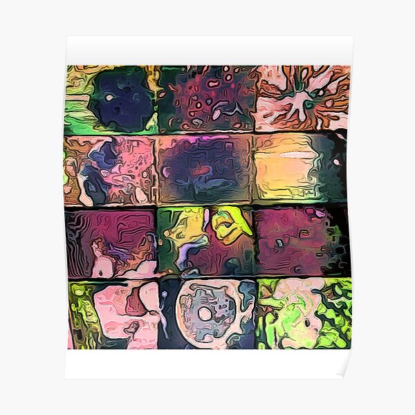 "MICROBIAL EXPERIENCE 12 ART PANELS DISCOVERING VIBRANT COLOUR " Poster ...
