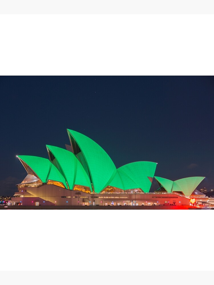 "Green Sydney Opera House Tri-blend " Poster for Sale by MarkPetri6 ...