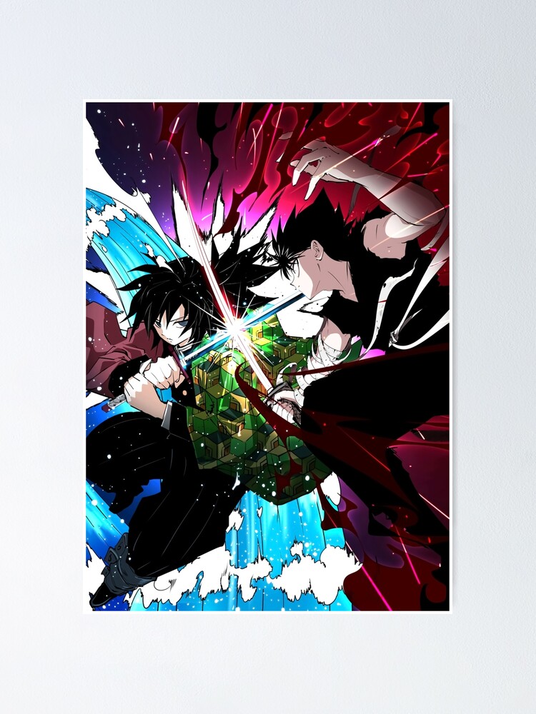 "Hiei Yu Yu Hakusho Design Fanart" Poster for Sale by valekun | Redbubble