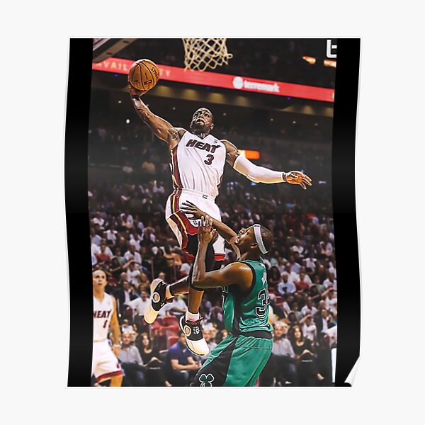 "Dunk Jump Dwayne Dwyane Wade" Poster for Sale by Amaifford | Redbubble