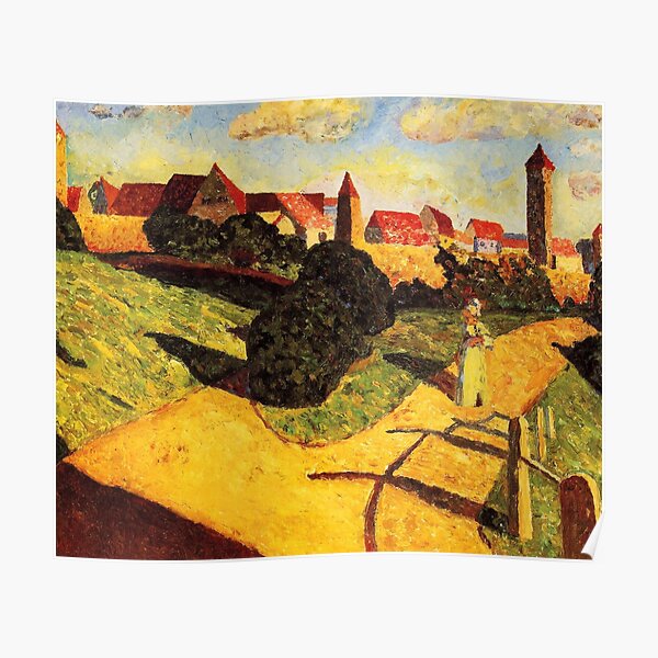 "Old town by wassily kandinsky classic art poster " Poster for Sale by ...