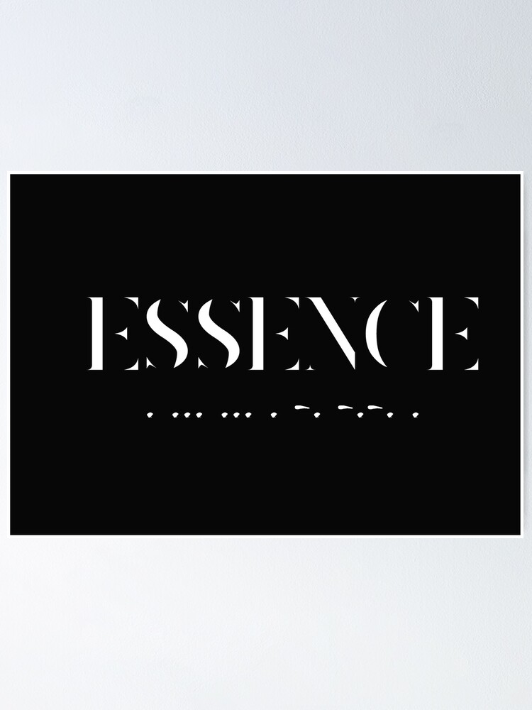 "Essence with Morse Code" Poster for Sale by ABGdesigns | Redbubble