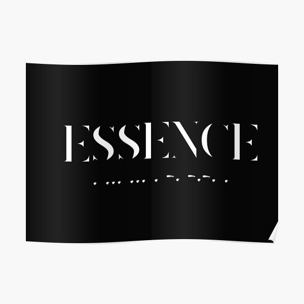 "Essence with Morse Code" Poster for Sale by ABGdesigns | Redbubble