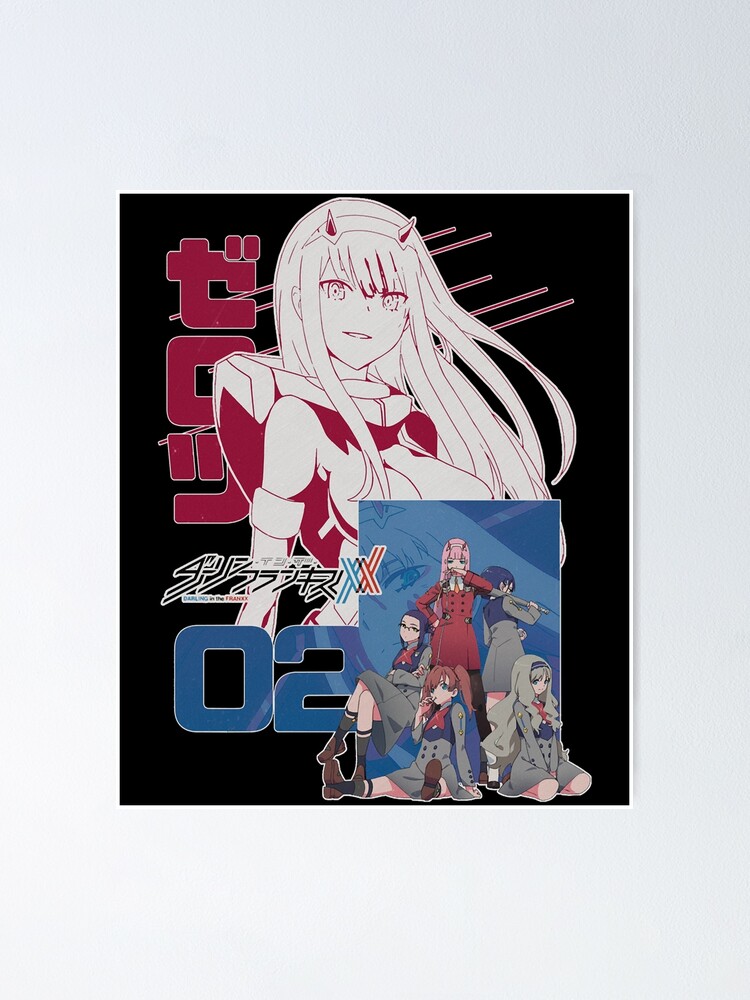 Zero Two Hero Style Poster For Sale By Uhslag Redbubble