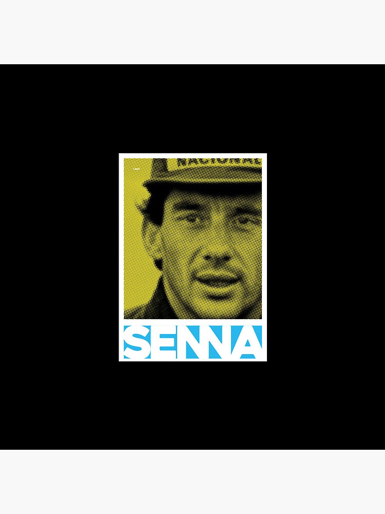 "AYRTON SENNA " Pin for Sale by HartMotorsport | Redbubble