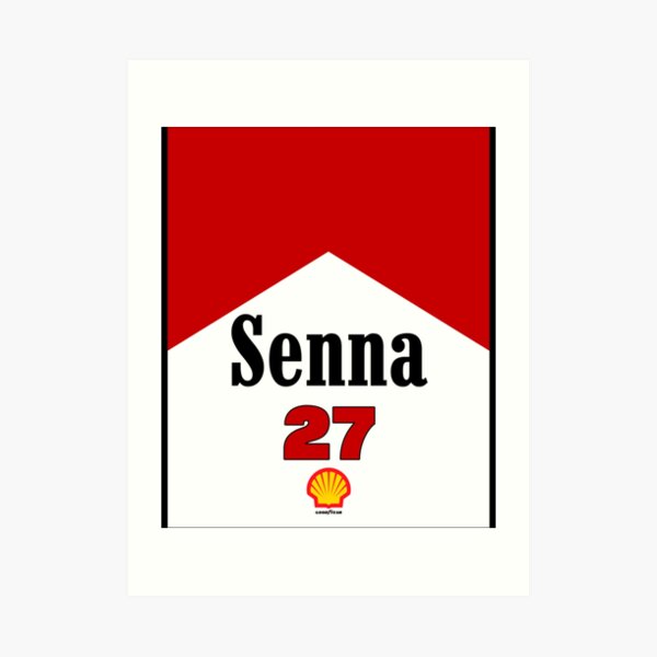 "Ayrton Senna 27 F1 Livery " Art Print for Sale by HartMotorsport ...