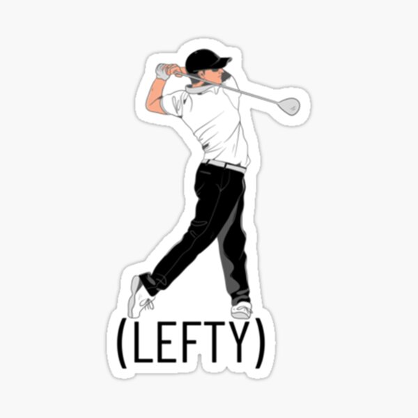 "phil mickelson (lefty) " Sticker for Sale by SamanthaaPitts | Redbubble