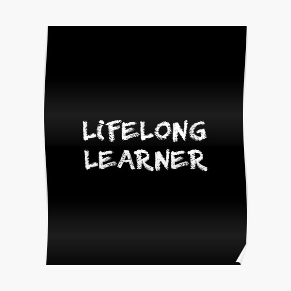"Lifelong Learner T-Shirt Mindfulness Health Student Teacher" Poster ...