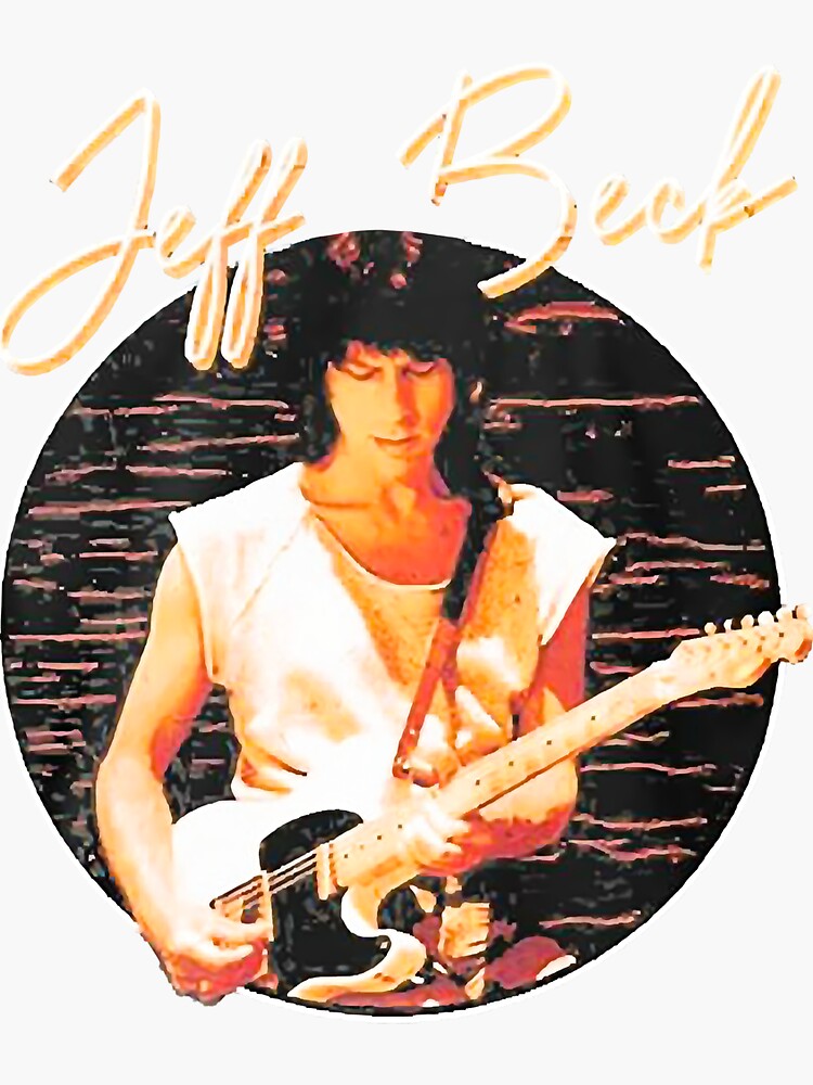"Jeff Beck" Sticker for Sale by lopennedy | Redbubble