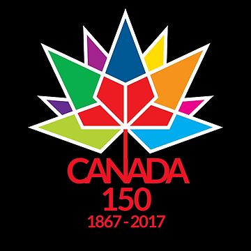 "Canada Day Celebrating 150 Years" Sticker for Sale by Koffeecrisp ...
