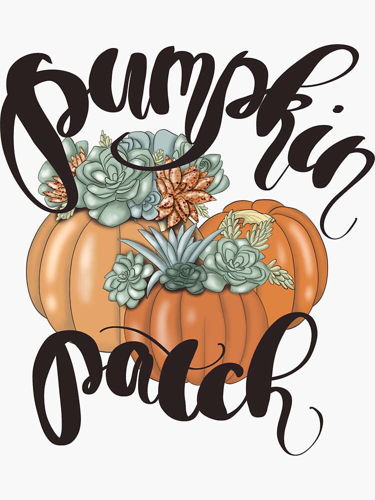 "Pumpkin Patch" Sticker for Sale by TanyKart | Redbubble