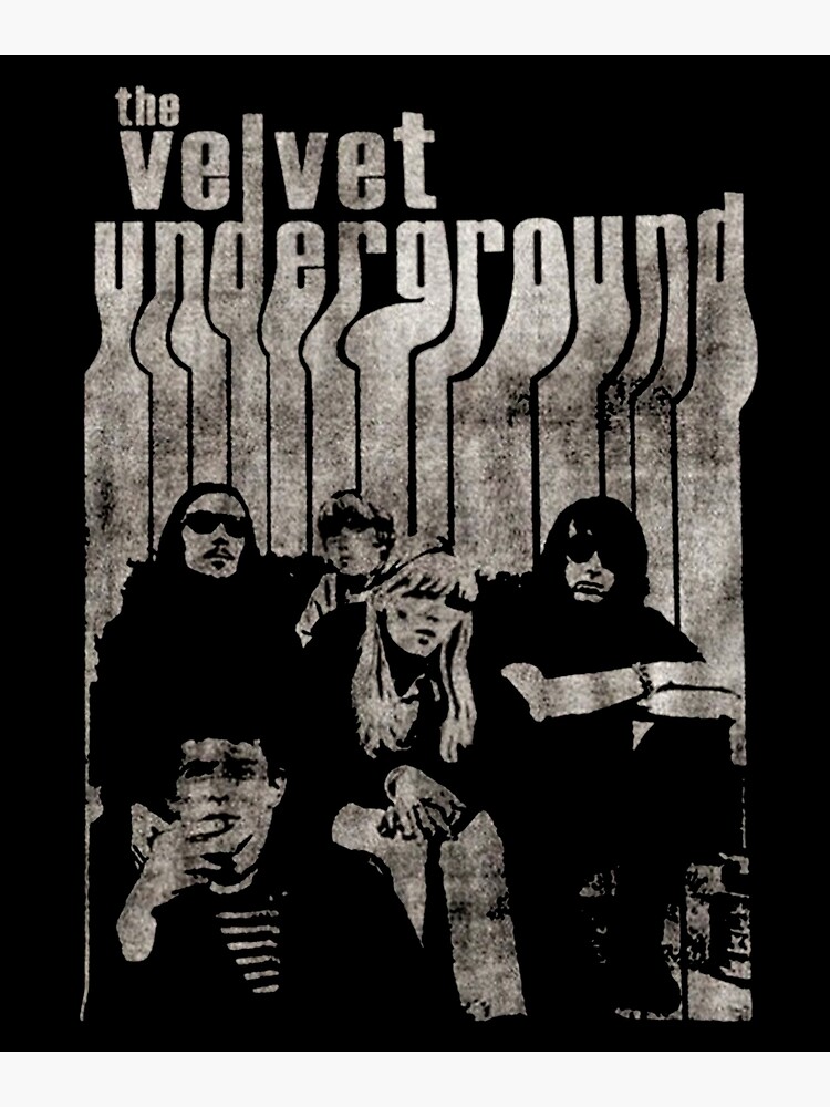 "Vintage Velvet Band With Nico" Poster for Sale by CarrilloArt | Redbubble