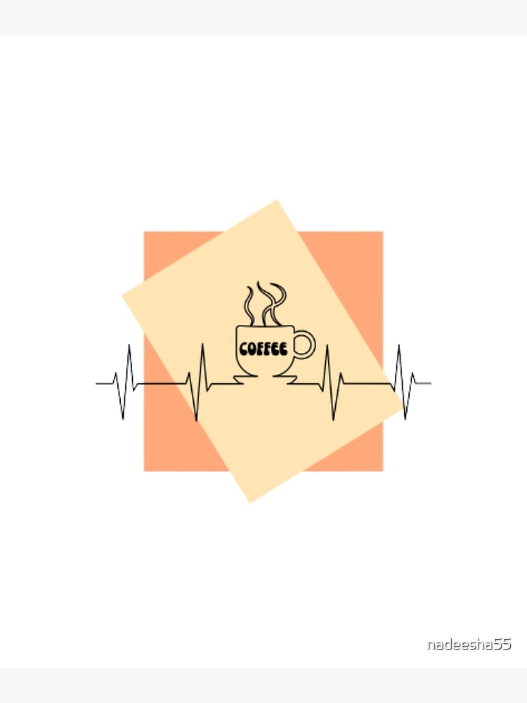 "coffee - line art" Poster for Sale by nadeesha55 | Redbubble