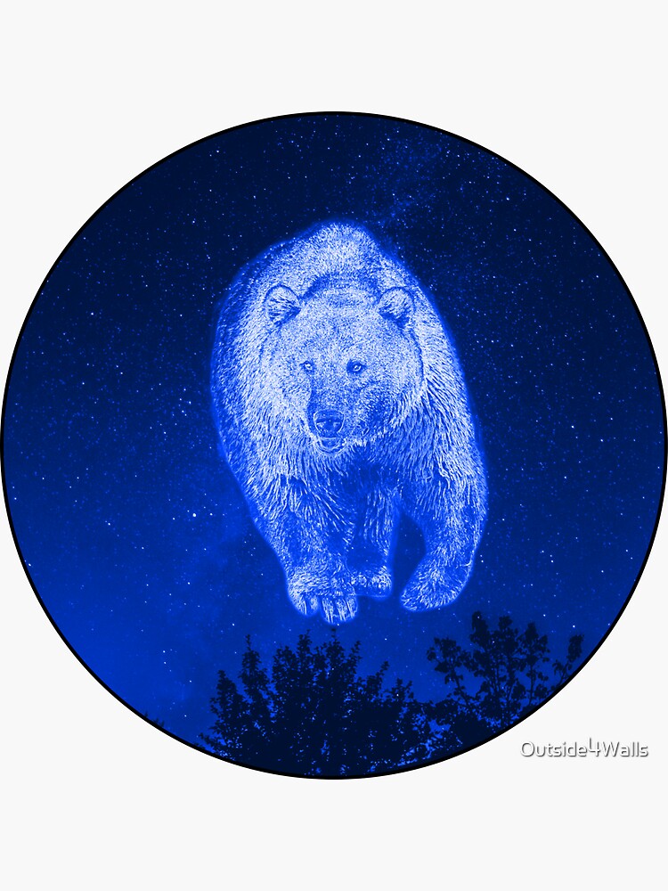 "Spirit of the Bear t-shirts, coffee mugs, animals" Sticker for Sale by ...