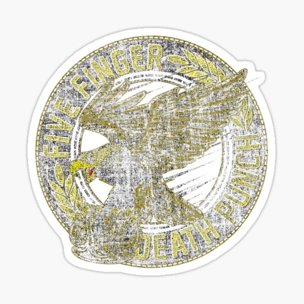 "5Fdp Eagle Black And Gold" Sticker for Sale by MozaTar | Redbubble