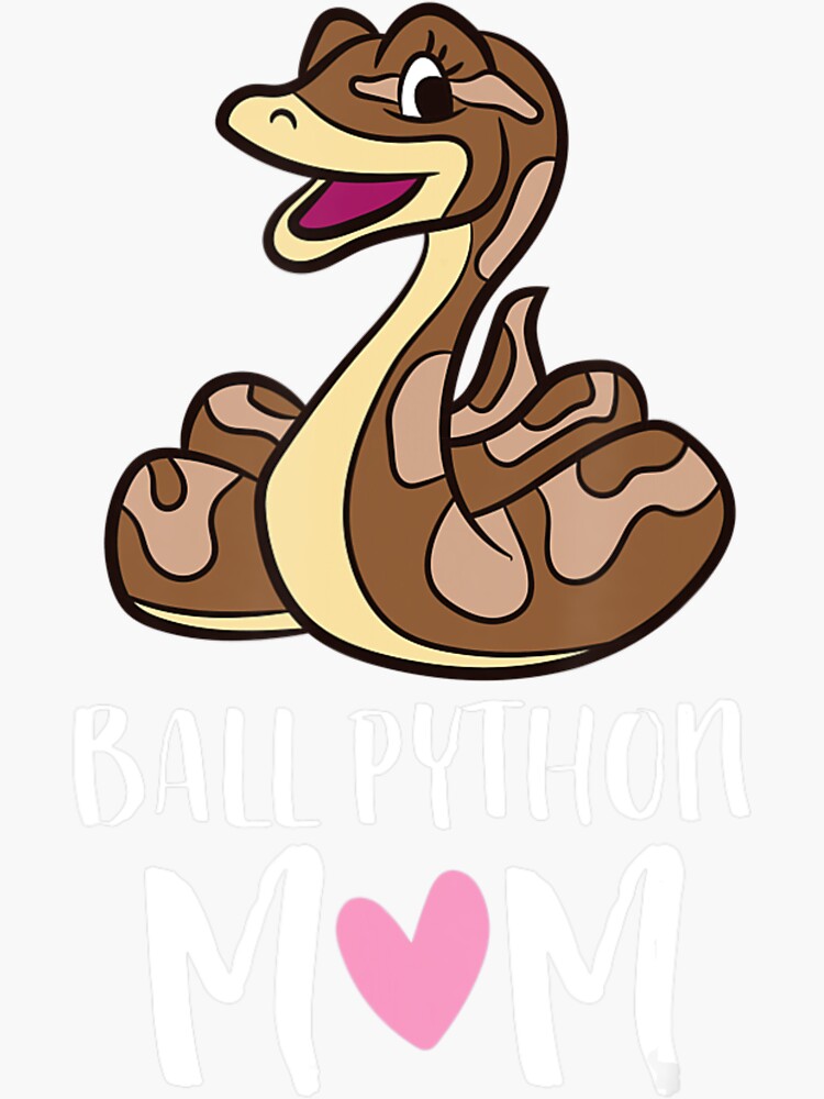 "Ball Python Mom Snake Ball Python" Sticker for Sale by ThiYro | Redbubble