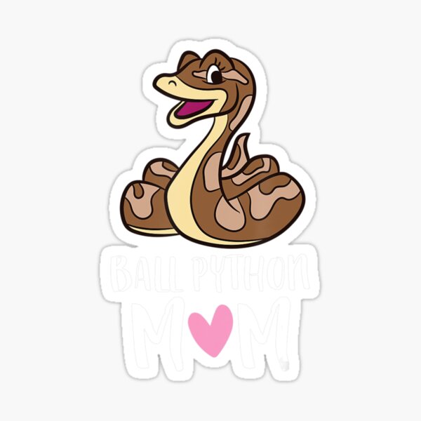 "Ball Python Mom Snake Ball Python" Sticker for Sale by ThiYro | Redbubble