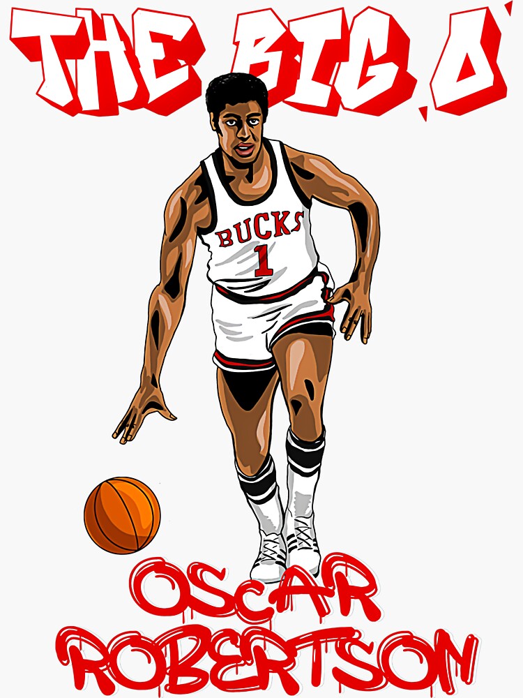 "Oscar Robertson The Big O" Sticker for Sale by reathouse | Redbubble