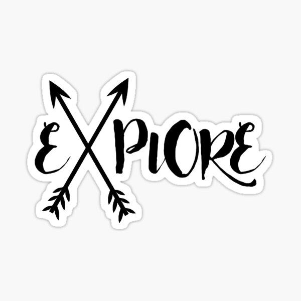 "Explore" Sticker by CloudWalkerDsgn | Redbubble