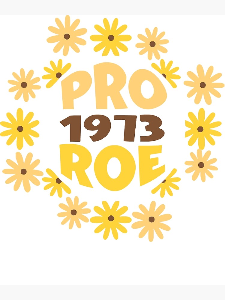 " Roe v Wade Womens Rights Pro-Choice Feminist Pro 1973 " Poster for ...