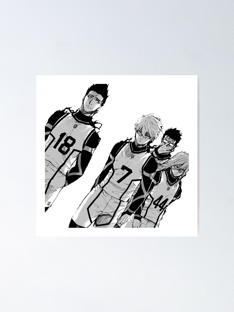 "Blue Lock Football Manga" Poster for Sale by EasyOtaku | Redbubble