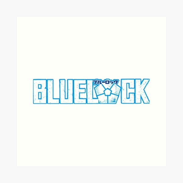 "Blue Lock Logo " Art Print for Sale by EasyOtaku | Redbubble