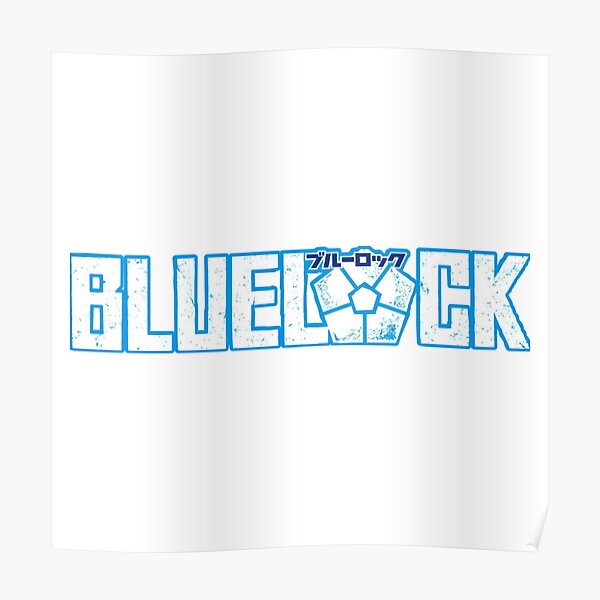 "Blue Lock Logo " Poster for Sale by EasyOtaku | Redbubble