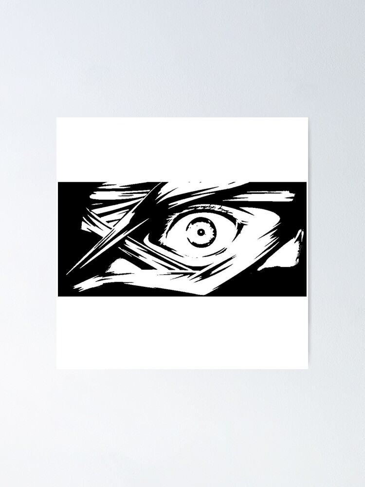 "Jujutsu kaisen gojo eyes" Poster for Sale by bluessky | Redbubble