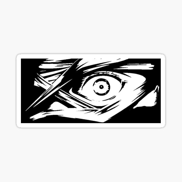 "Jujutsu kaisen gojo eyes" Sticker for Sale by bluessky | Redbubble