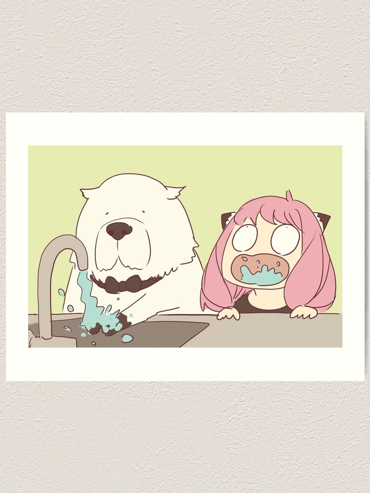 "Anya Forger Bond Funny Meme" Art Print for Sale by MangaMolly | Redbubble