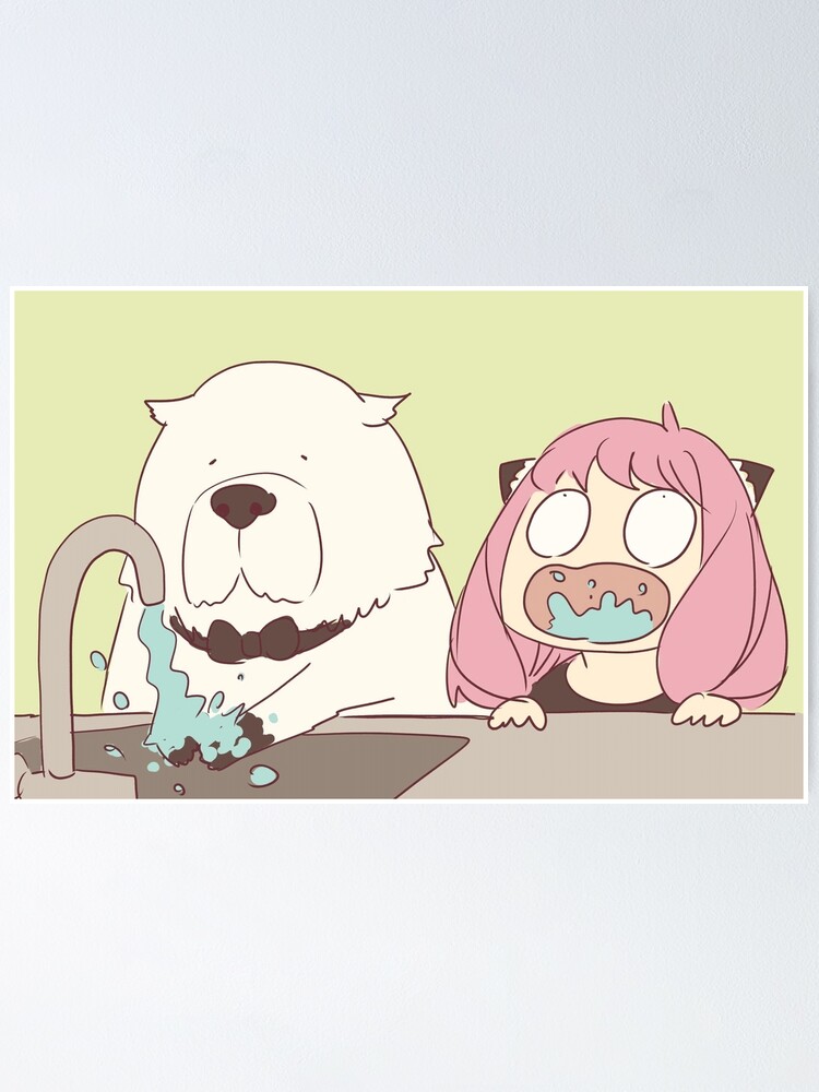 "Anya Forger Bond Funny Meme" Poster for Sale by MangaMolly | Redbubble