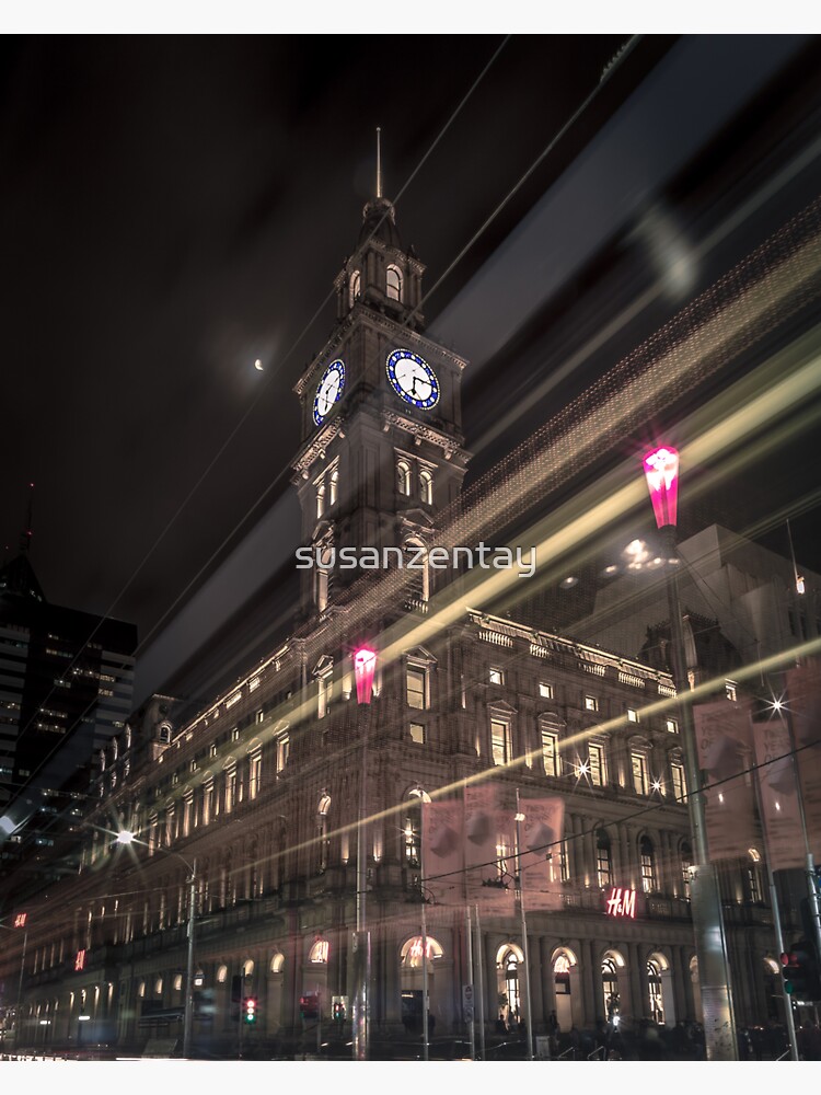 "Melbourne GPO" Sticker by susanzentay | Redbubble