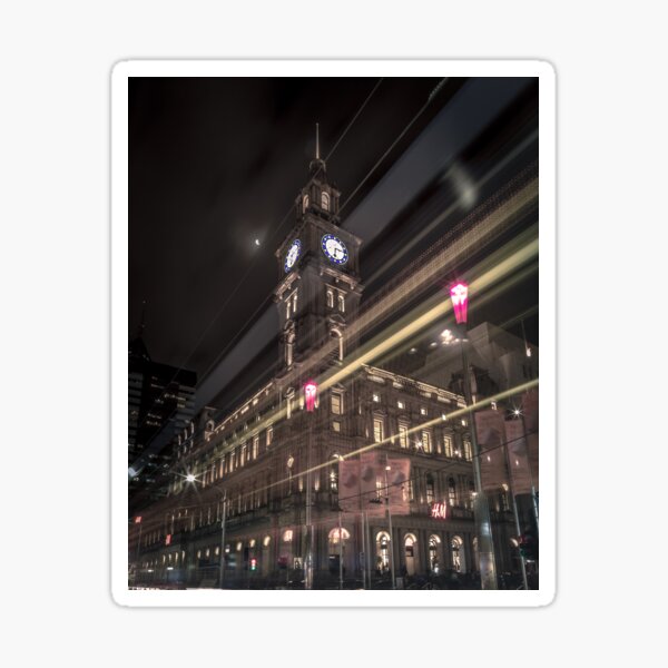 "Melbourne GPO" Sticker by susanzentay | Redbubble