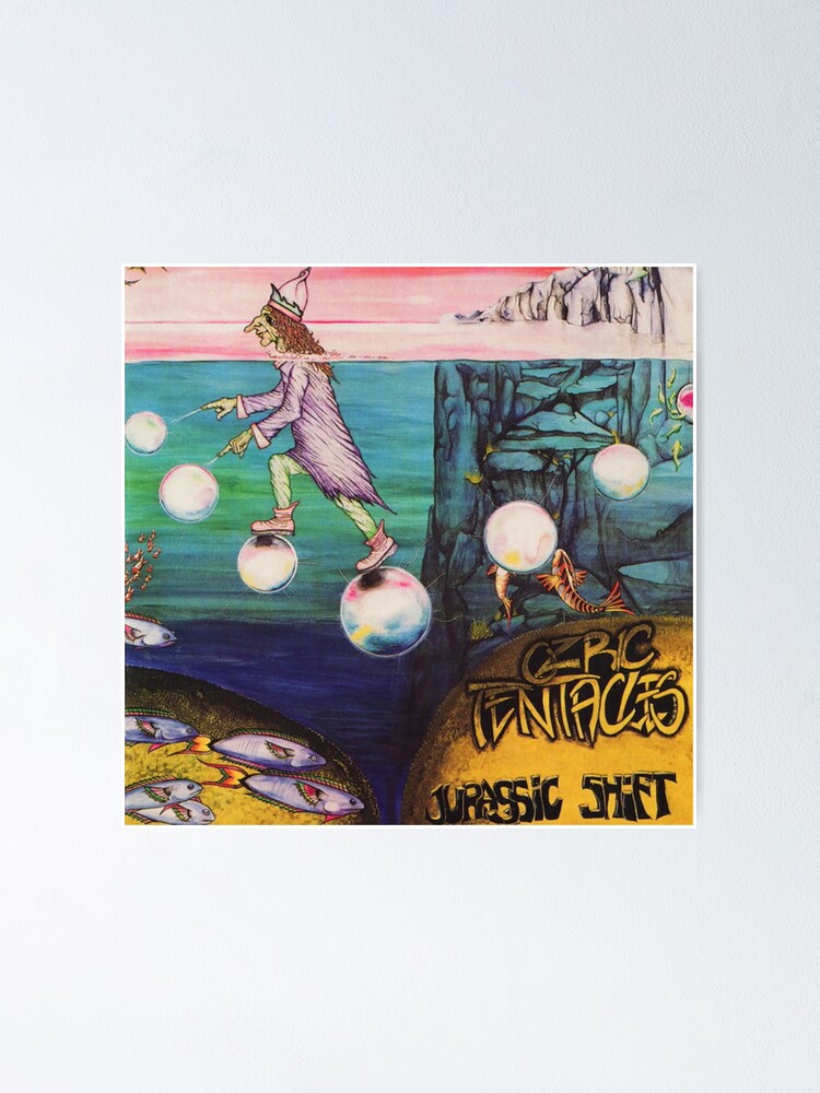 Póster «Ozric tentáculos cambio jurásico roly wynne ed wynne movimiento ...