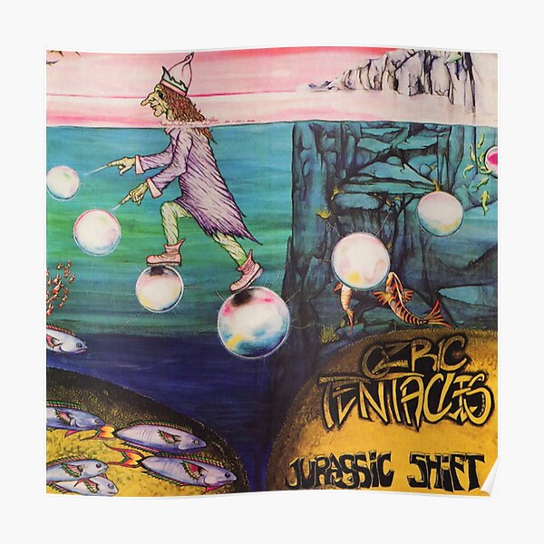 Póster «Ozric tentáculos cambio jurásico roly wynne ed wynne movimiento ...