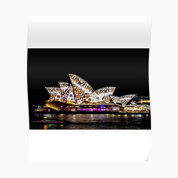 "Snake Skin Opera House " Poster for Sale by Esmeralcia10 | Redbubble
