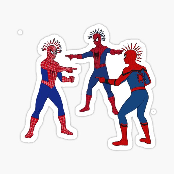 "spider pointing" Sticker for Sale by WONDERLANDPRO | Redbubble