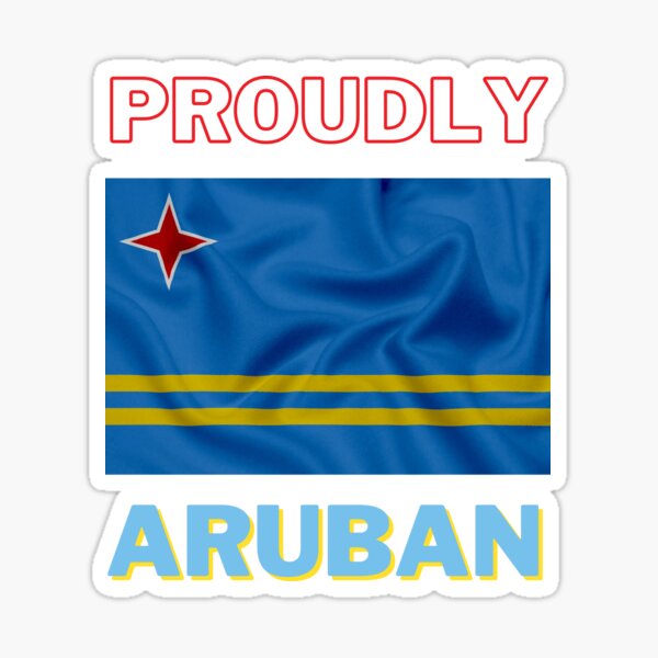 "Proudly Aruban" Sticker for Sale by jfa1984 | Redbubble