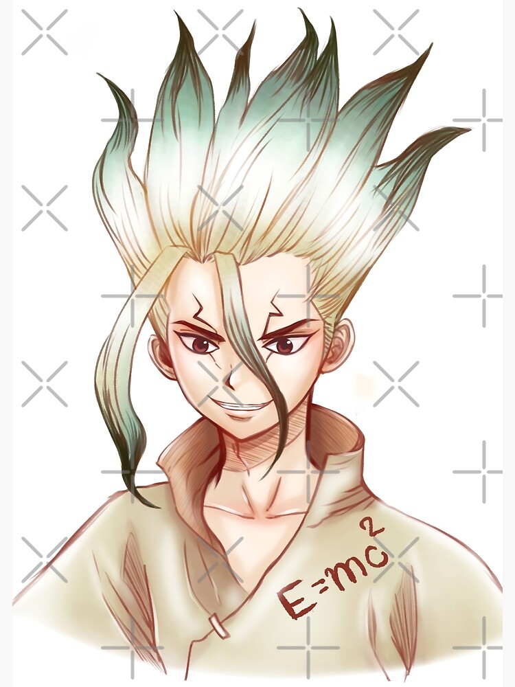 "Senku Ishigami Dr Stone Anime Waifu" Photographic Print for Sale by ...