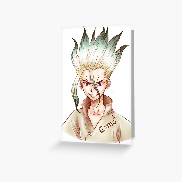 "Senku Ishigami Dr Stone Anime Waifu" Greeting Card for Sale by ...