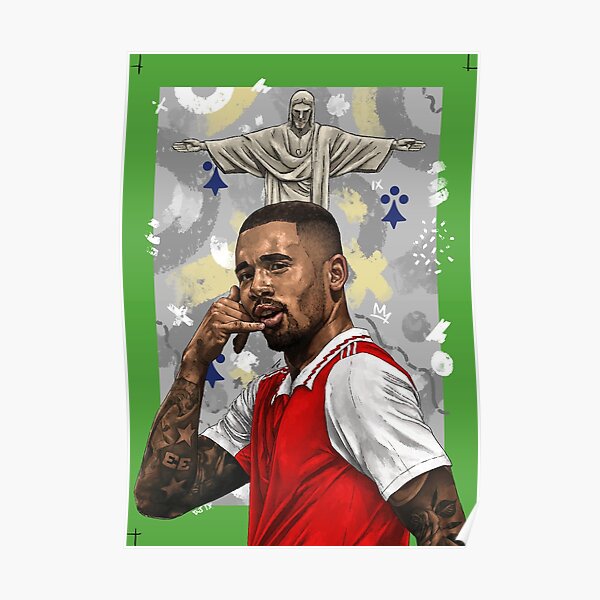 "Gabriel Jesus Arsenal " Poster for Sale by toeieartist14 | Redbubble
